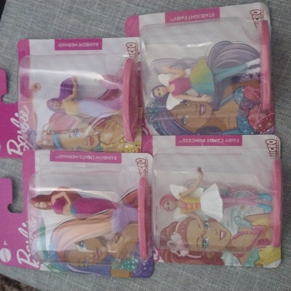 Barbie | Party Supplies | New Mini Barbie Figures 4pk | Poshmark